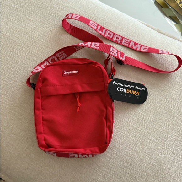 Supreme | Bags | Supreme Red Belt Bag With Iconic Branding | Poshmark